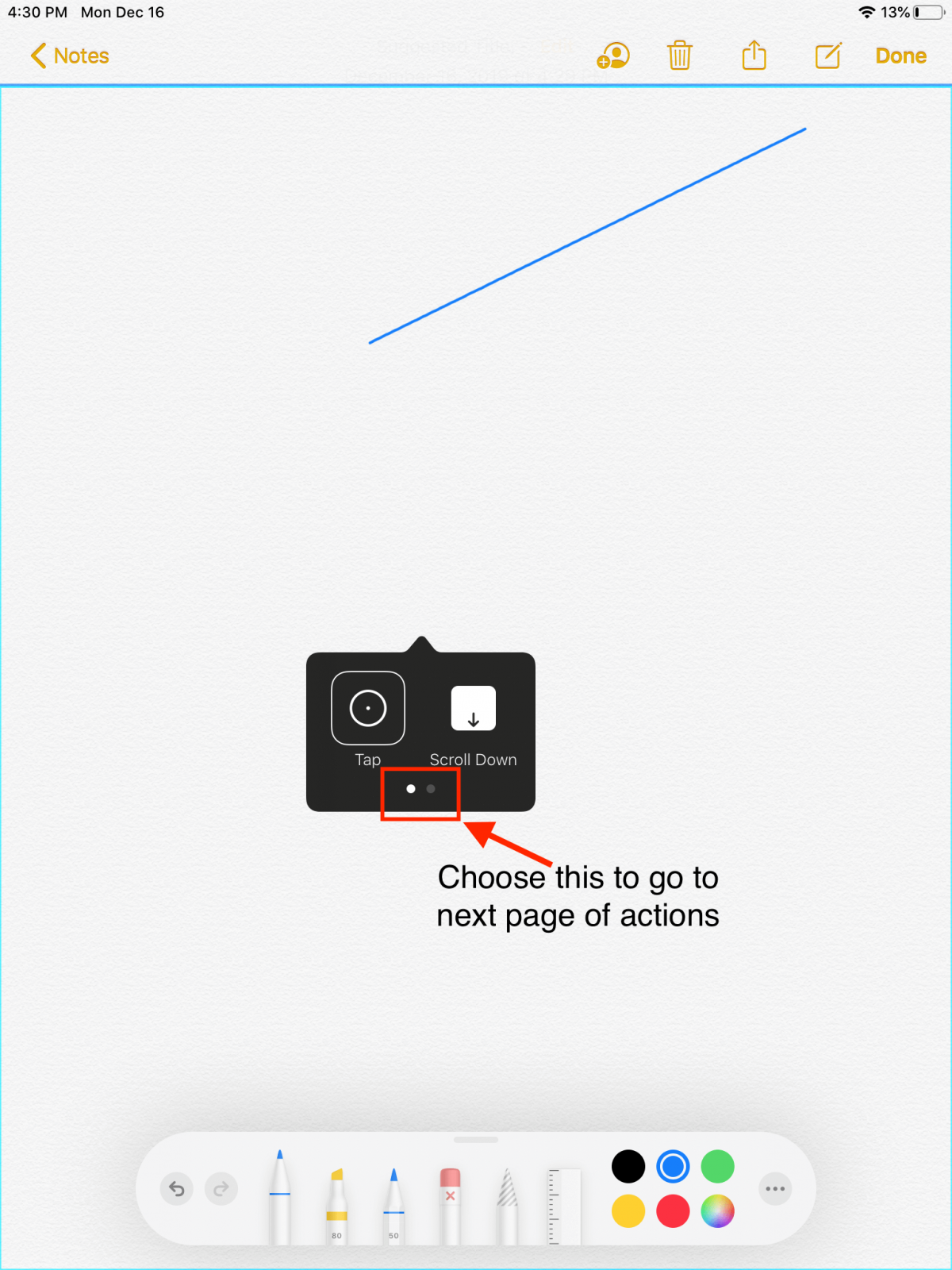 How to freehand draw using iOS Switch Control - KPR Blog